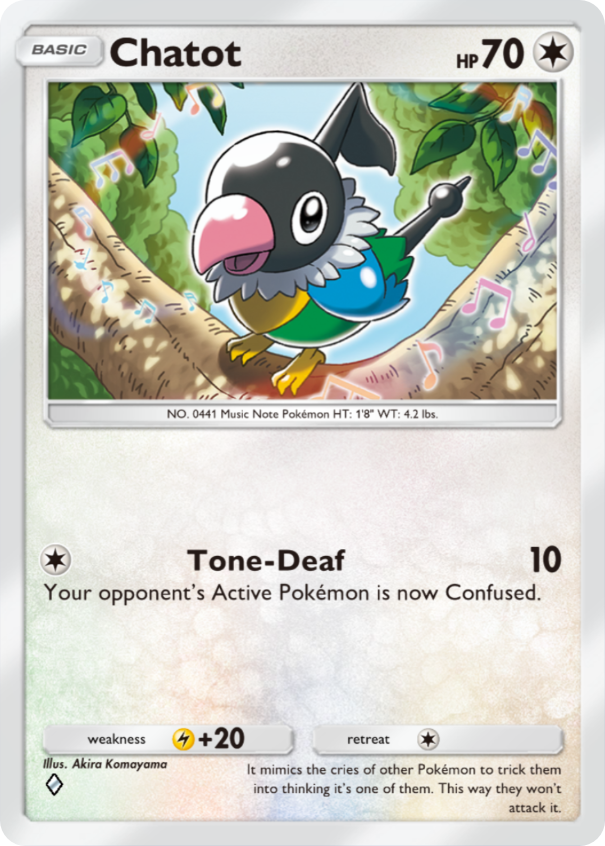 Chatot (Eevee Grove 60) - Bulbapedia, the community-driven Pokémon ...