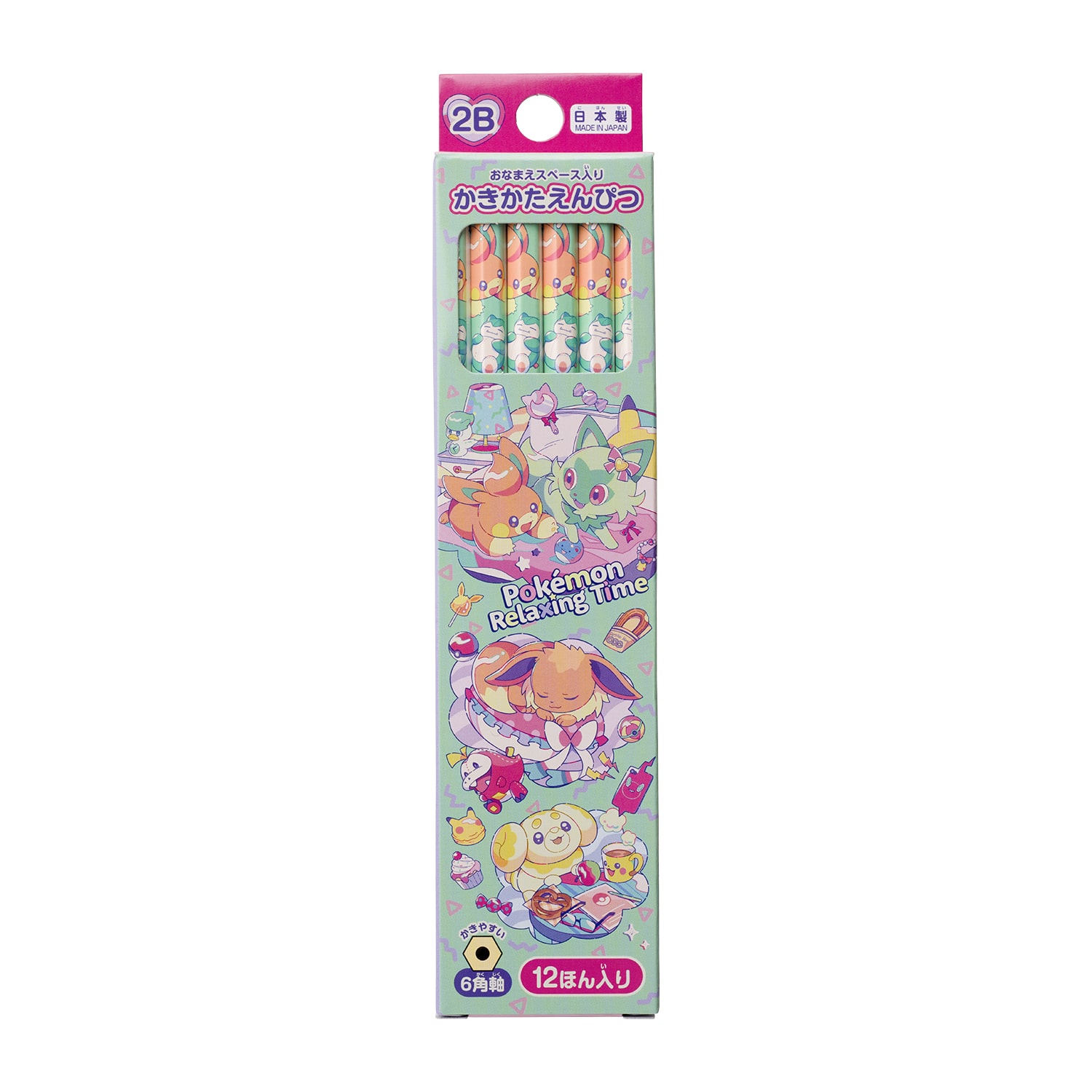 File:Pokemon Relaxing Time Merch 12-Pencil Set.jpg - Bulbagarden Archives