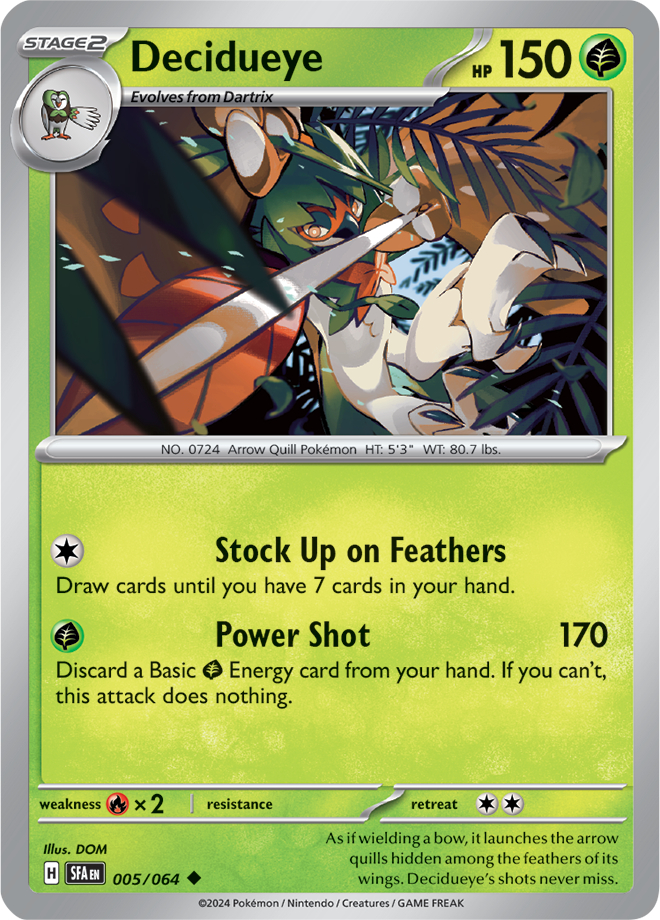 Decidueye (Shrouded Fable 5) - Bulbapedia, the community-driven Pokémon ...