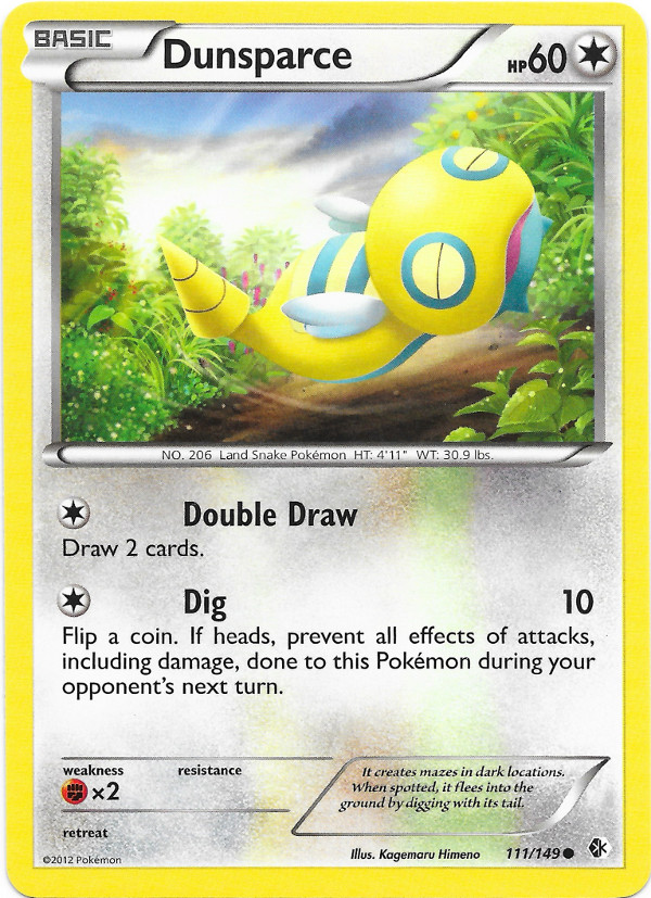 Dunsparce (Boundaries Crossed 111) - Bulbapedia, the community-driven ...