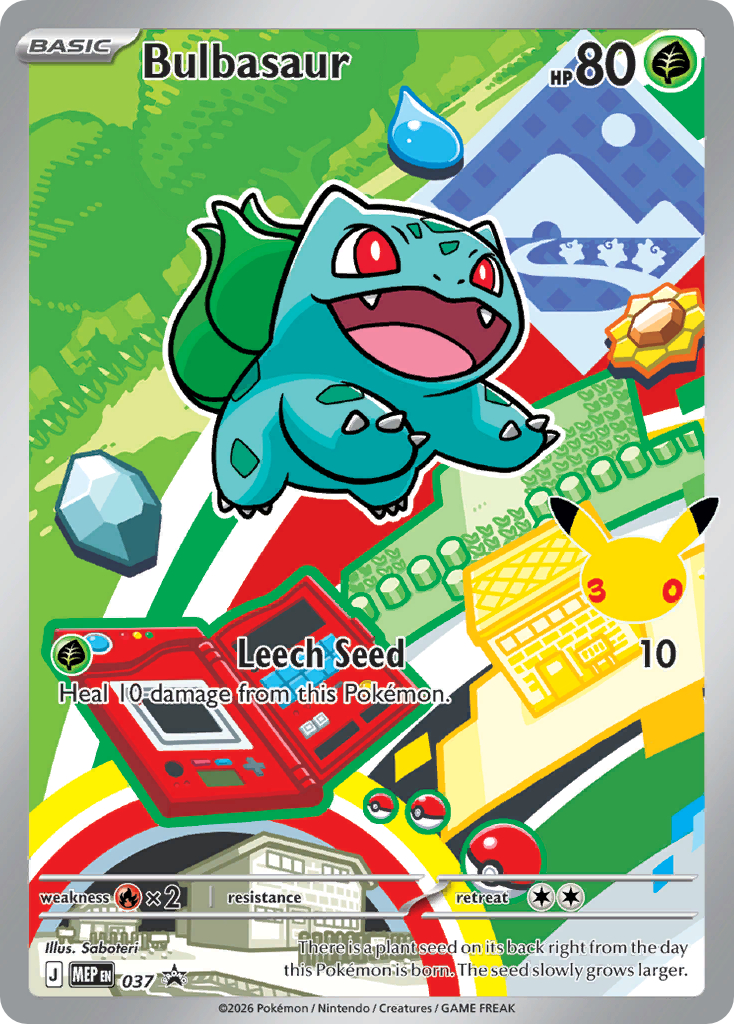 Bulbasaur (MEP Promo 37) - Bulbapedia, the community-driven Pokémon ...