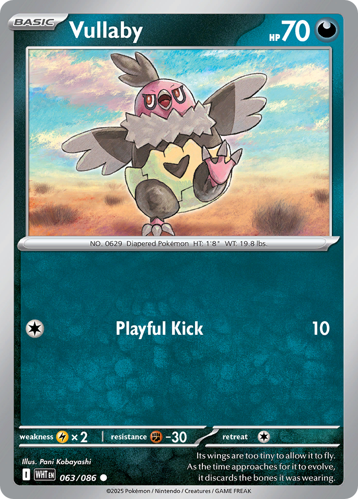 Vullaby (White Flare 63) - Bulbapedia, the community-driven Pokémon ...