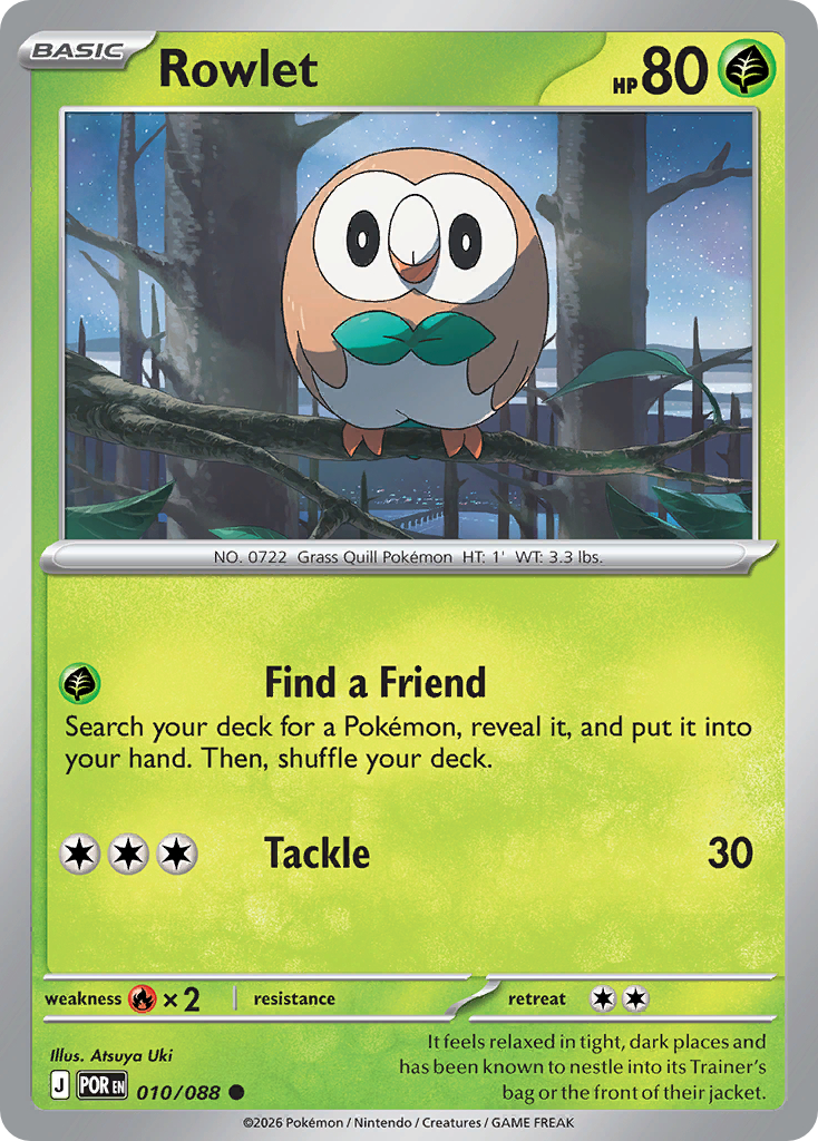Rowlet (Perfect Order 10) - Bulbapedia, the community-driven Pokémon ...