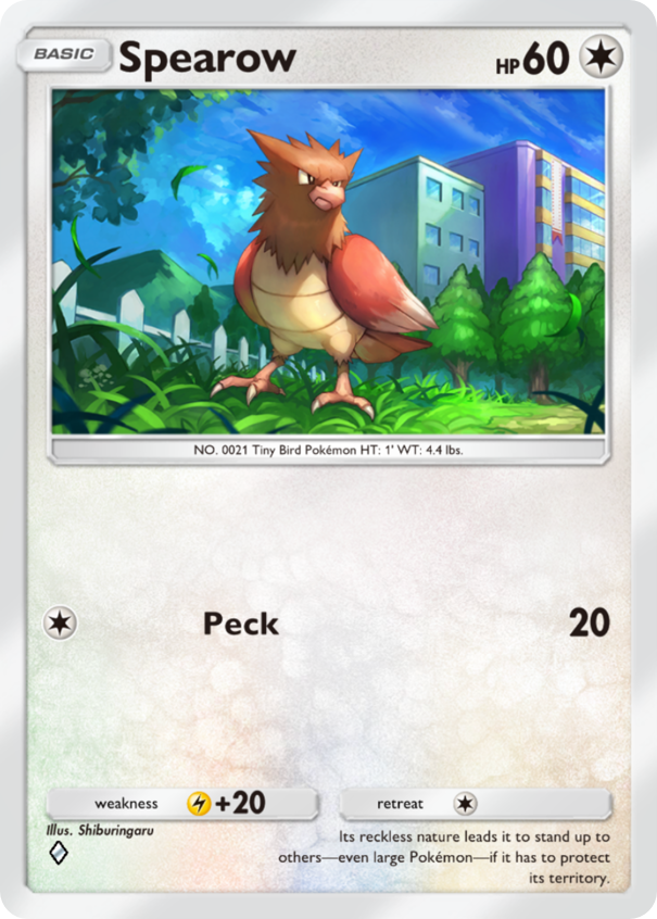 Spearow (Genetic Apex 191) - Bulbapedia, the community-driven Pokémon ...