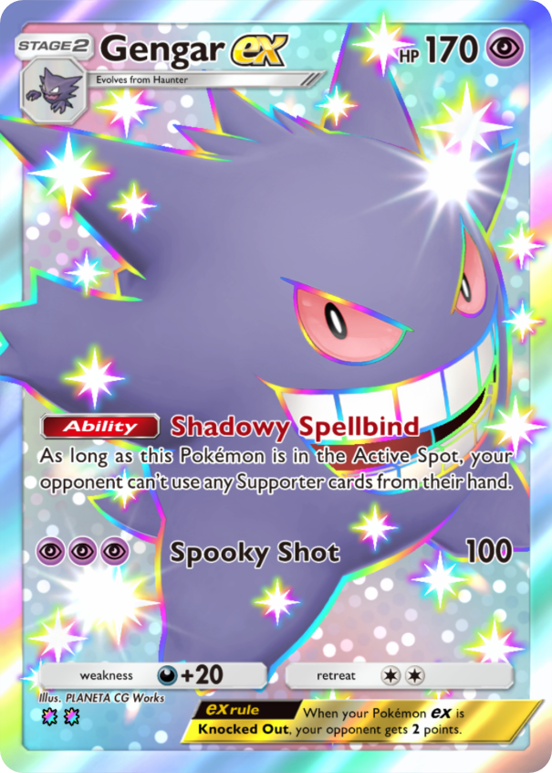 Gengar ex (Genetic Apex 123) - Bulbapedia, the community-driven Pokémon ...