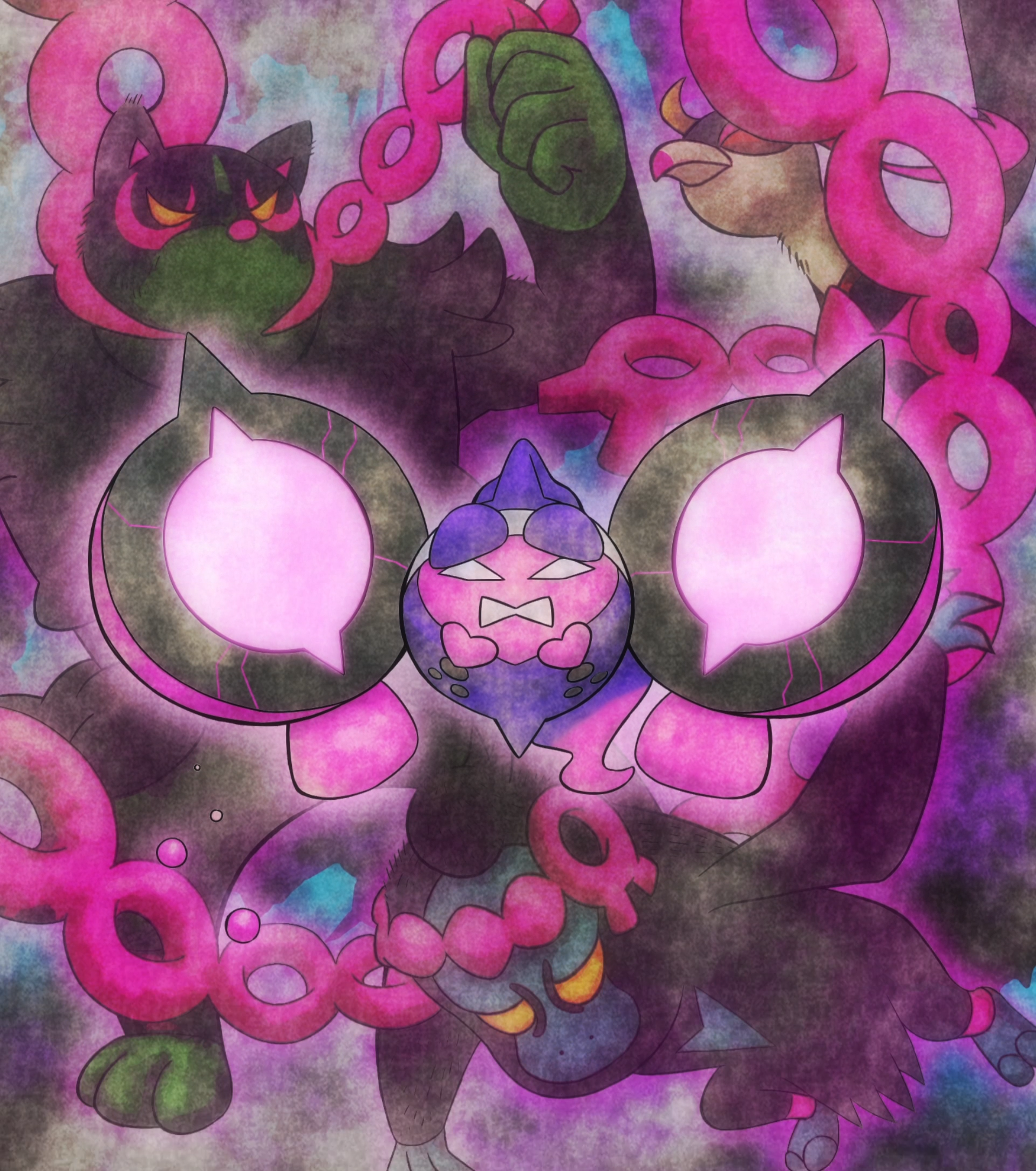 File:Loyal Three anime.png - Bulbapedia, the community-driven Pokémon ...