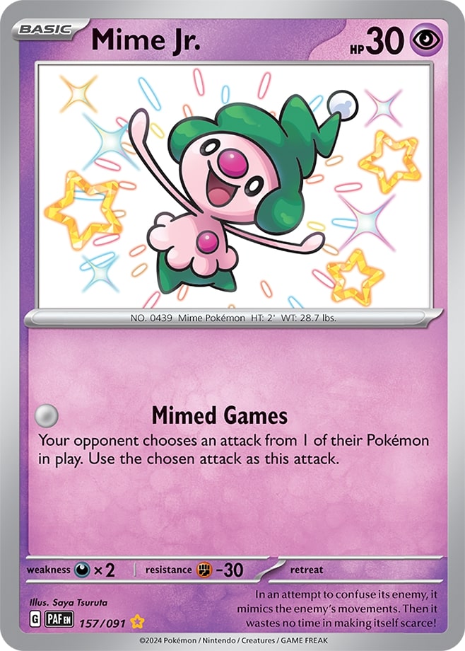 Mime Jr. (Paldean Fates 31) - Bulbapedia, the community-driven Pokémon ...
