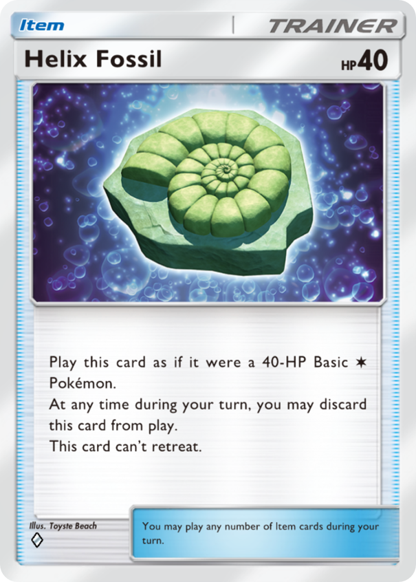 Helix Fossil (Genetic Apex 216) - Bulbapedia, the community-driven ...
