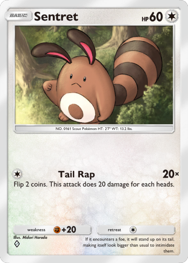 Sentret (Fantastical Parade 128) - Bulbapedia, the community-driven ...
