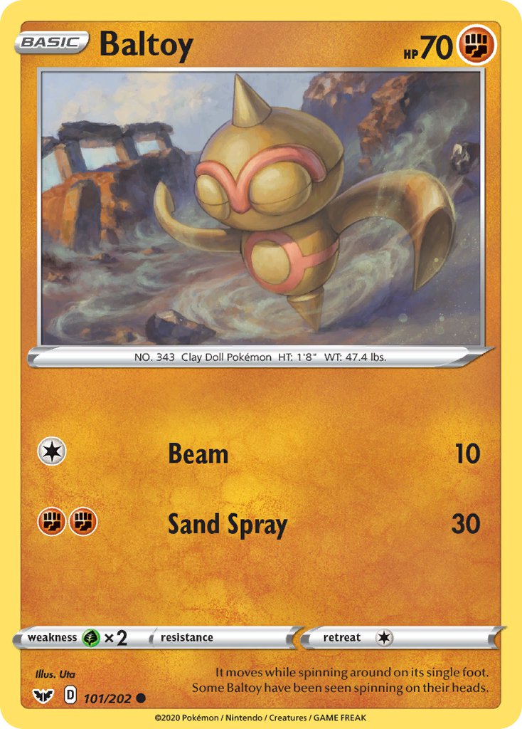 Baltoy (Sword & Shield 101) - Bulbapedia, the community-driven Pokémon ...
