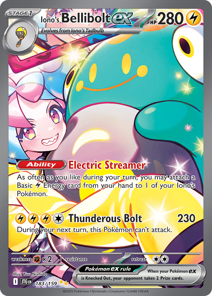 Iono's Bellibolt ex (Journey Together 53) - Bulbapedia, the community ...