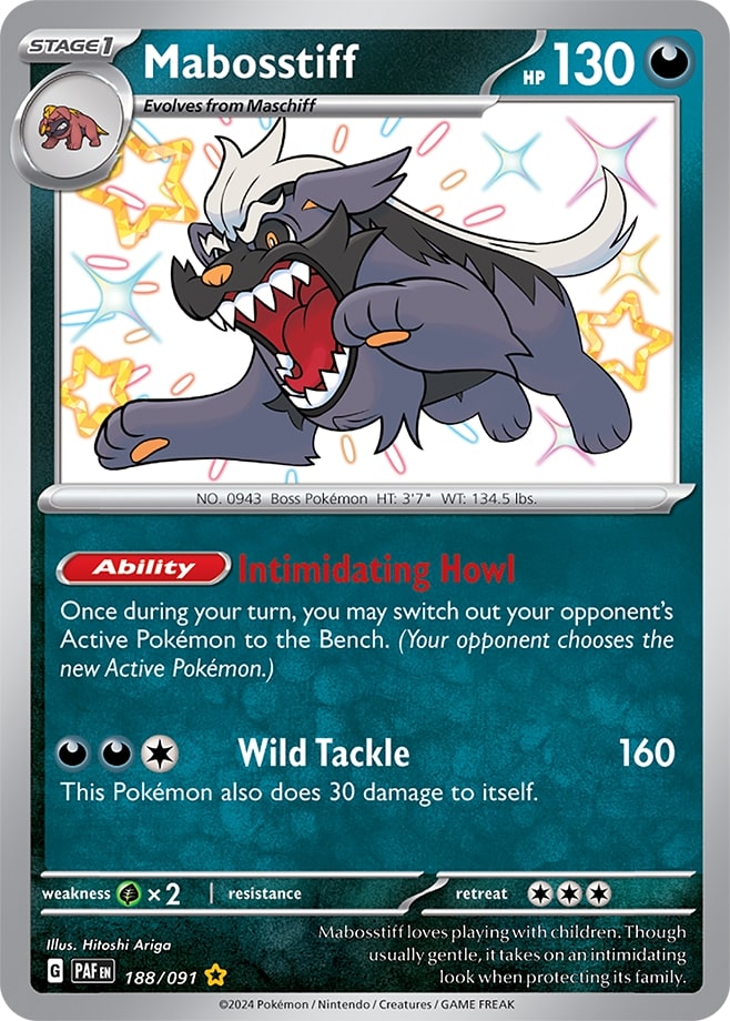 Mabosstiff (Scarlet & Violet 137) - Bulbapedia, the community-driven ...