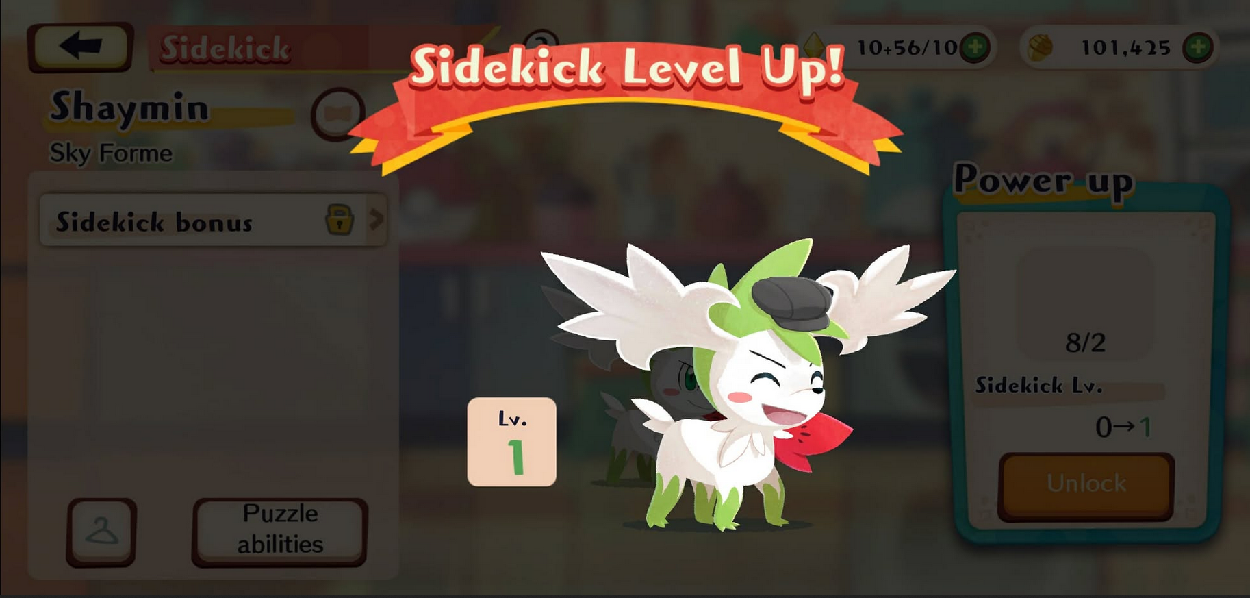 File:Café ReMix Sidekick Level Up.png - Bulbapedia, the community ...