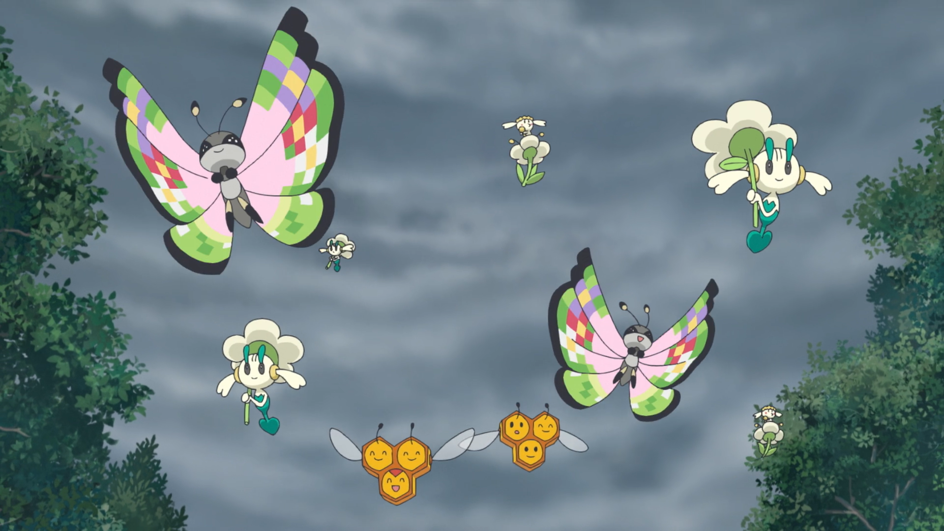 File:Fancy Pattern Vivillon anime.png - Bulbagarden Archives