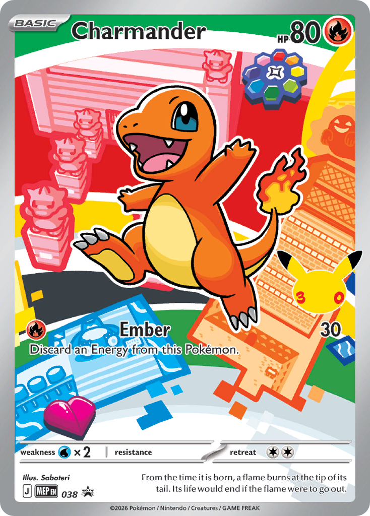 Charmander (MEP Promo 38) - Bulbapedia, the community-driven Pokémon ...