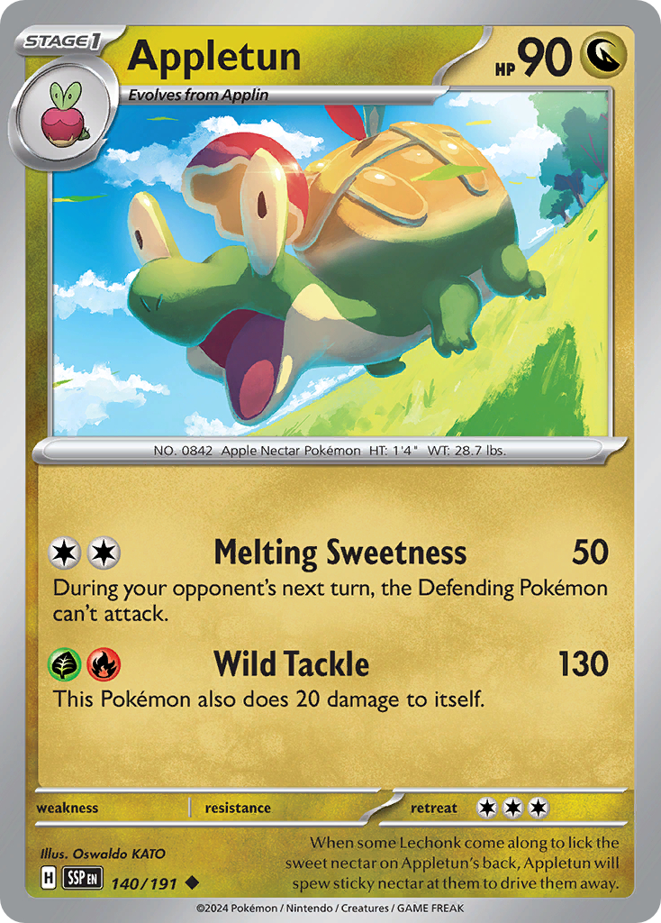 Appletun (Surging Sparks 140) - Bulbapedia, the community-driven ...