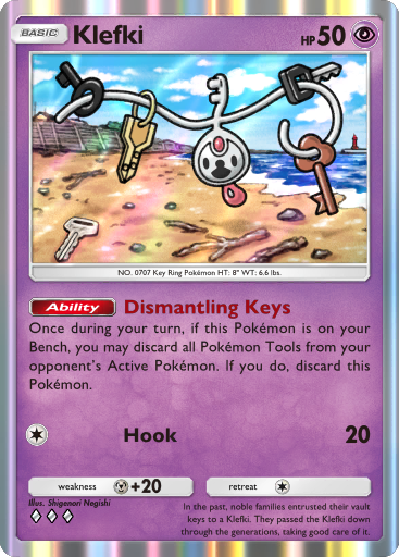 Klefki (Mega Rising 120) - Bulbapedia, the community-driven Pokémon ...
