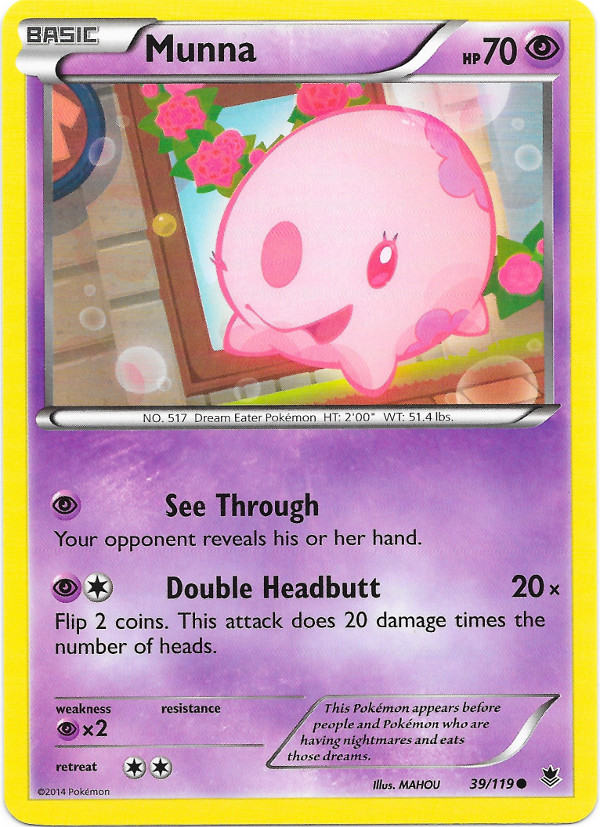 Munna (Phantom Forces 39) - Bulbapedia, the community-driven Pokémon ...