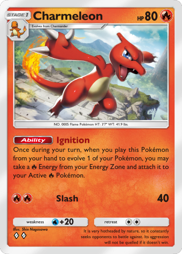 Charmeleon (Mega Shine 8) - Bulbapedia, the community-driven Pokémon ...