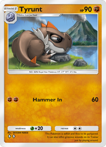 Tyrunt (Fantastical Parade 89) - Bulbapedia, the community-driven ...