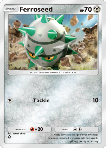 Ferroseed (Fantastical Parade 115) - Bulbapedia, the community-driven ...