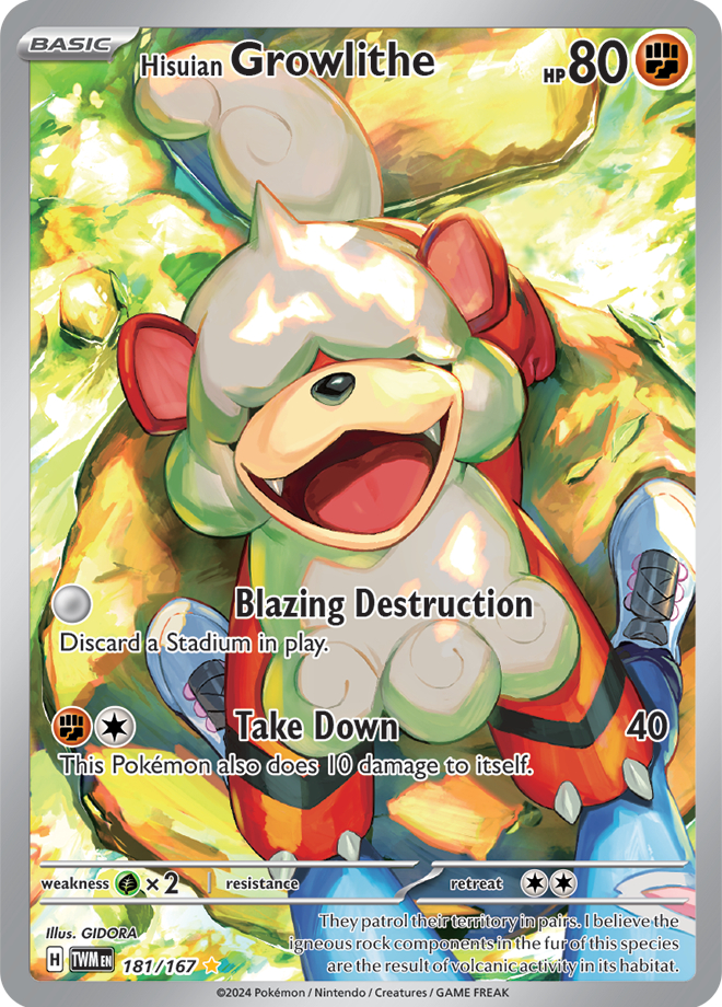 Hisuian Growlithe (Twilight Masquerade 99) - Bulbapedia, the community ...