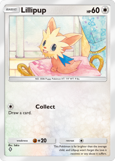 Lillipup (Mega Rising 201) - Bulbapedia, the community-driven Pokémon ...