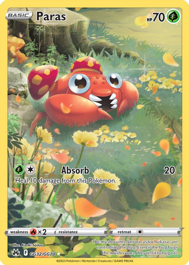 Paras (Lost Origin 4) - Bulbapedia, the community-driven Pokémon ...