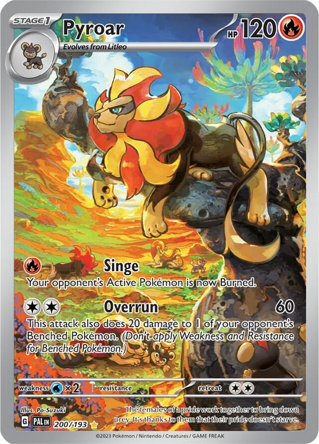 Pyroar (Paldea Evolved 32) - Bulbapedia, the community-driven Pokémon ...