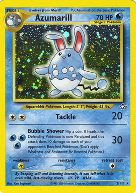 Azumarill (Neo Genesis 2) - Bulbapedia, the community-driven Pokémon ...