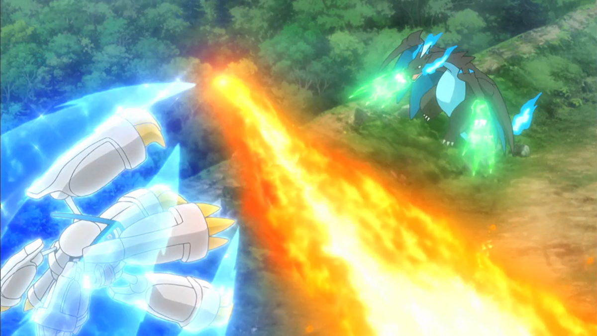 File:Lysandre Pyroar Flamethrower.png - Bulbagarden Archives