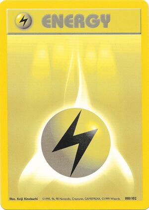 Basic Lightning Energy (TCG) - Bulbapedia, the community-driven Pokémon ...