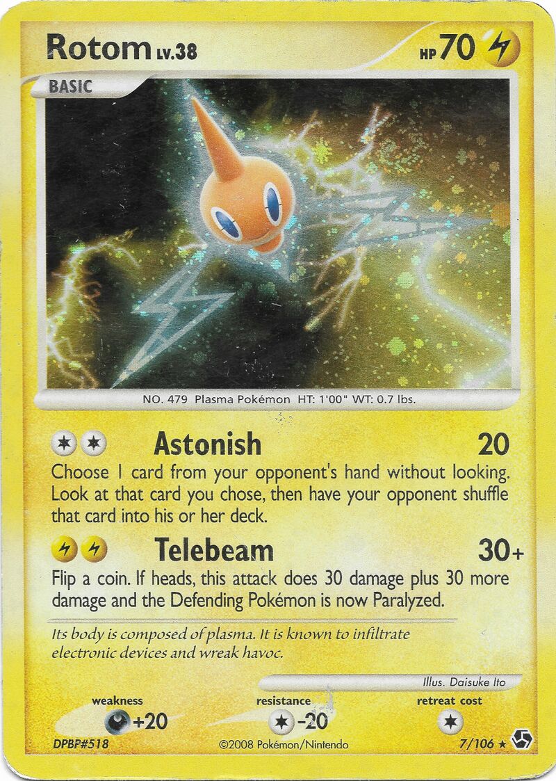 Rotom (Great Encounters 7) - Bulbapedia, the community-driven Pokémon ...