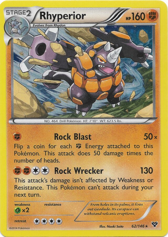 Rhyperior (XY 62) - Bulbapedia, the community-driven Pokémon encyclopedia